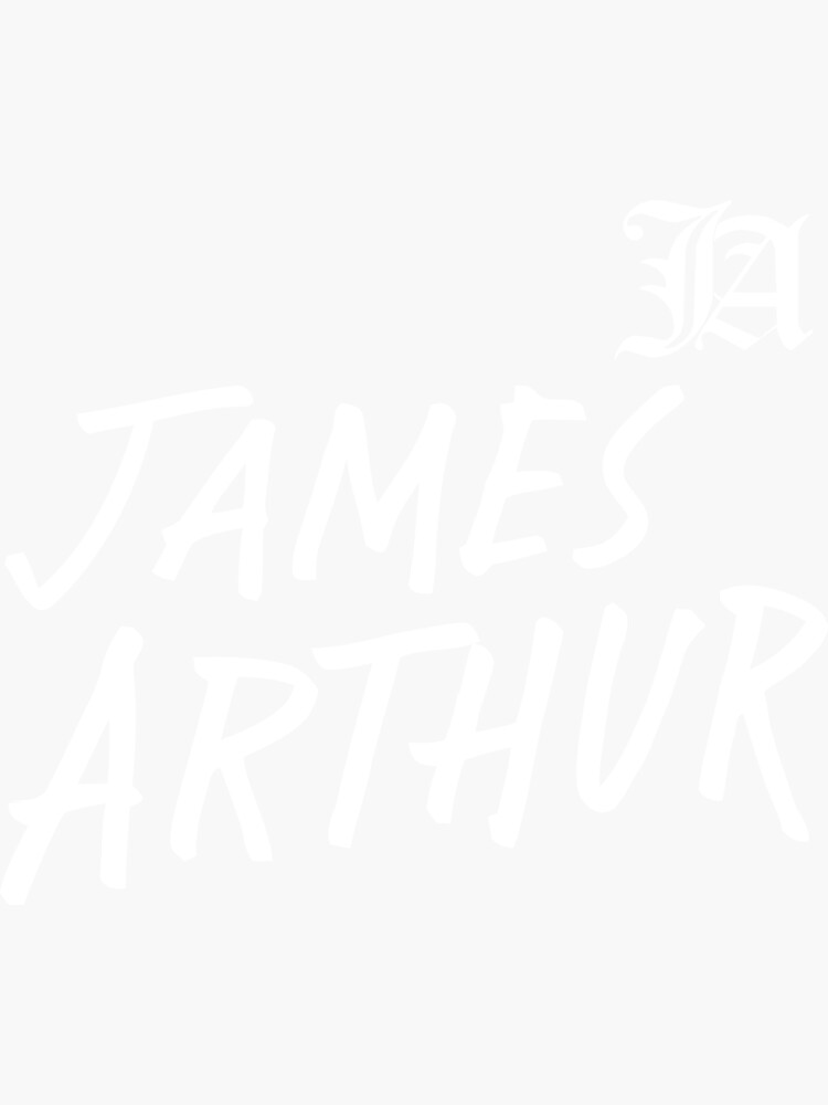 "James Arthur Merch James Arthur Logo" Sticker for Sale by SemiKiya ...