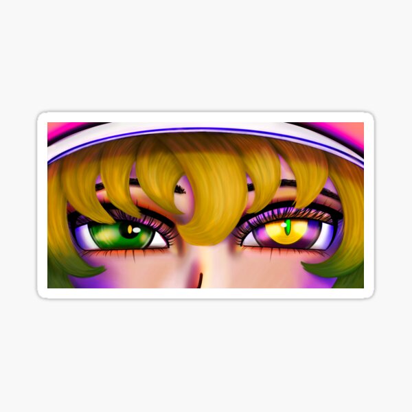 "Lucoa Eyes" Sticker by CandyRabbitArts | Redbubble