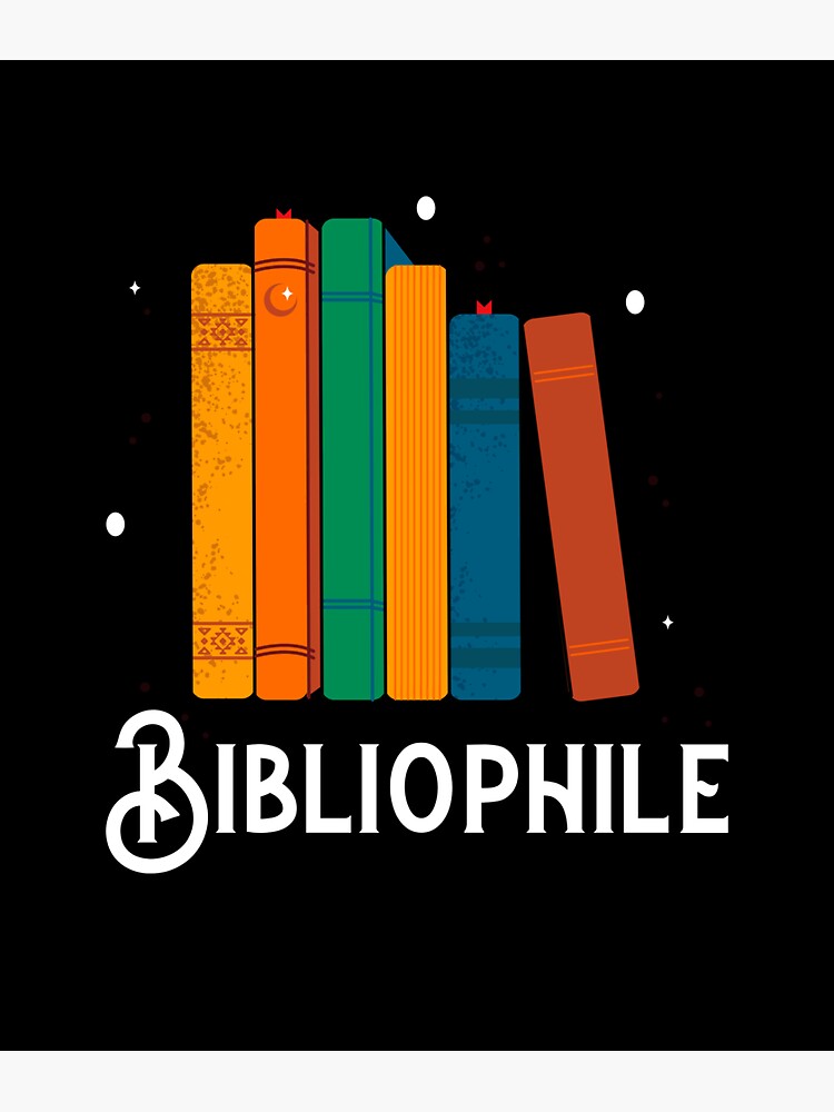 "Bibliophile, Book Lover, For Bookworms and Book Collectors" Sticker ...
