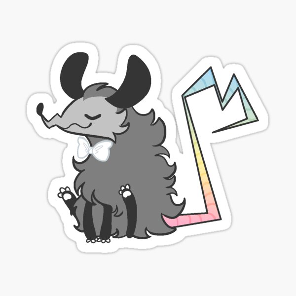 "Demifluid/Pastel Rainbow Possum" Sticker for Sale by FiveGayFrogs ...