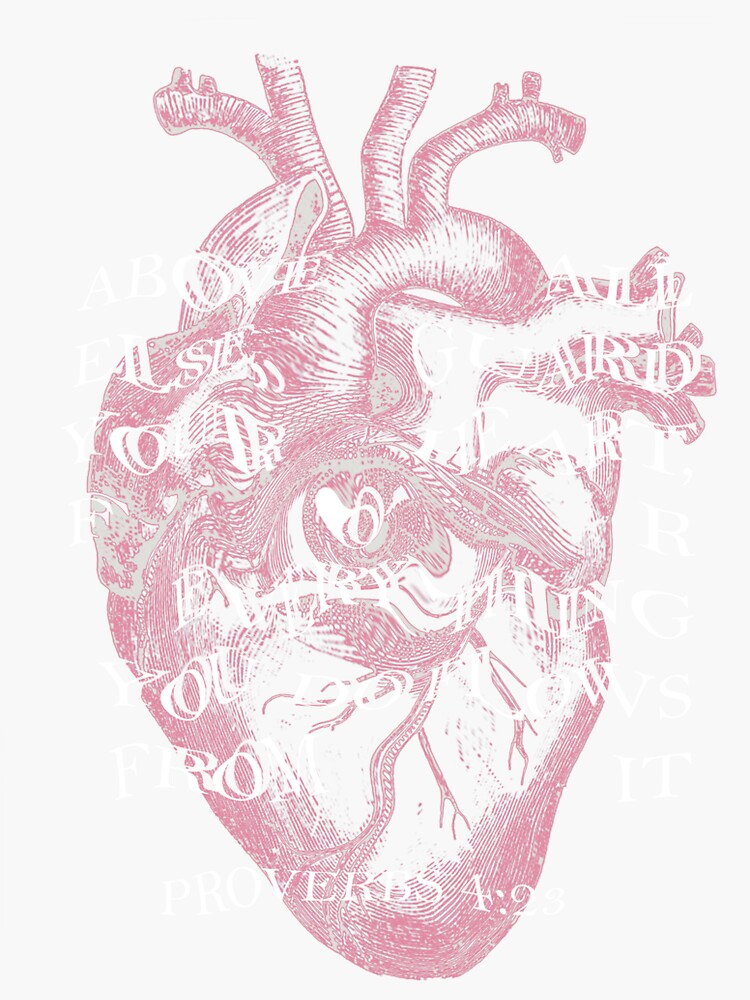 "Guard Your Heart" Sticker by Gasiel | Redbubble