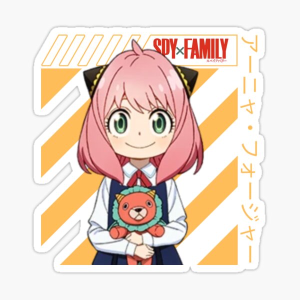 "Anya Forger" Sticker by OtakuPH | Redbubble