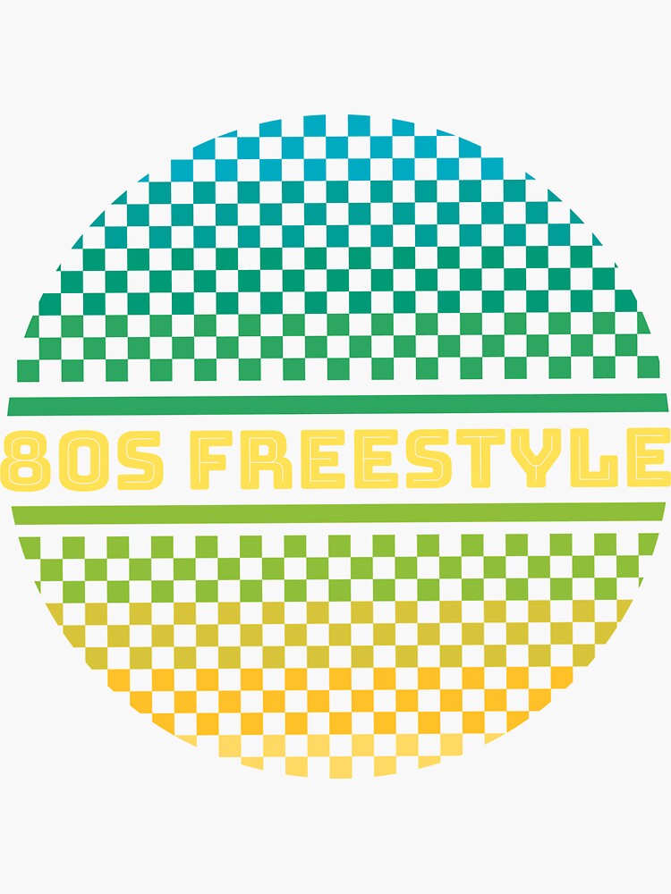 "80s freestyle 80 s freestyle " Sticker by mushtaq105 | Redbubble