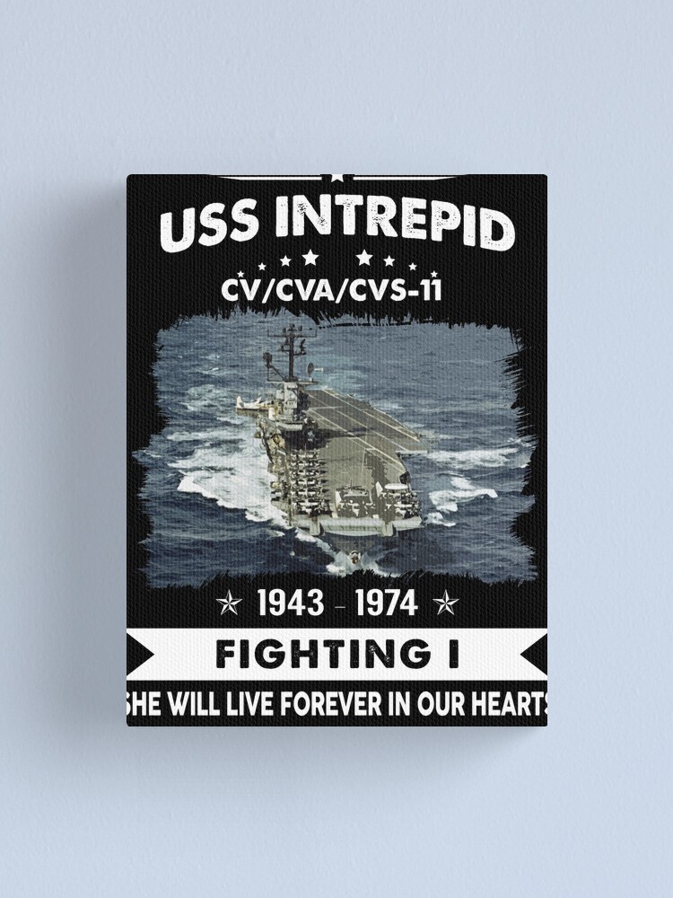 "USS Intrepid CV 11" Canvas Print for Sale by ttiniu | Redbubble