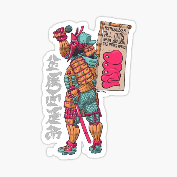 "Daimyo DOOM" Sticker for Sale by Upostk2 | Redbubble