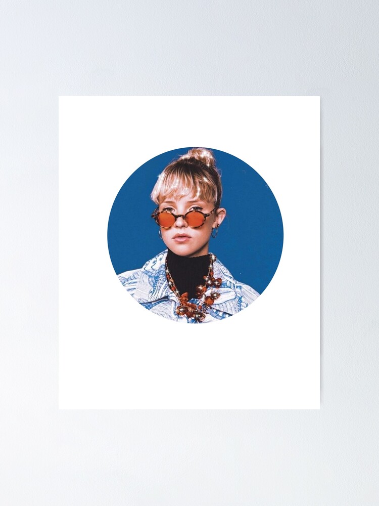 " Angèle with orange glass" Poster for Sale by Pop-clothes | Redbubble