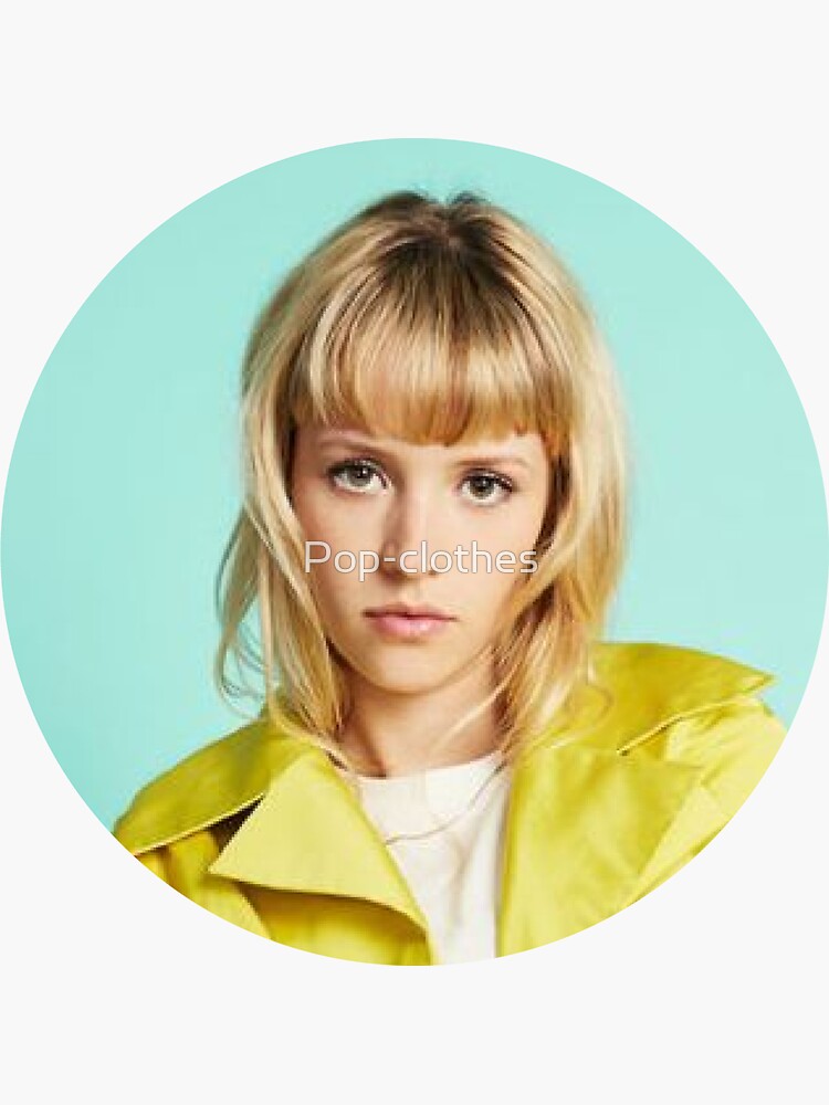 "Angèle yellow" Sticker by Pop-clothes | Redbubble