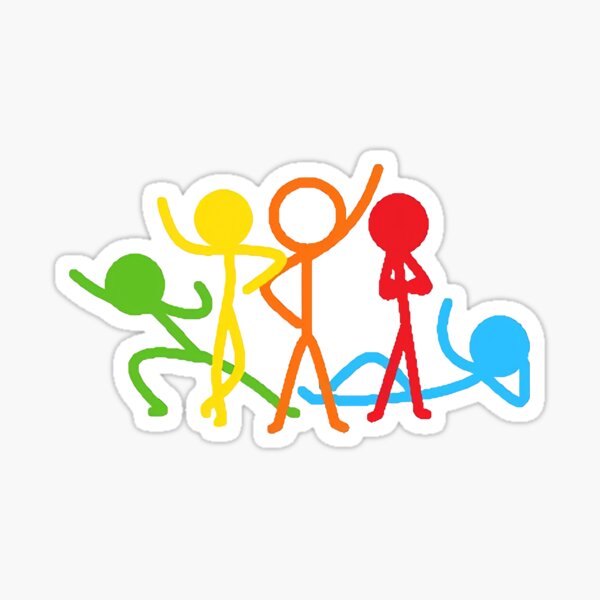 "Family Alan Animation Becker " Sticker by KunNero | Redbubble
