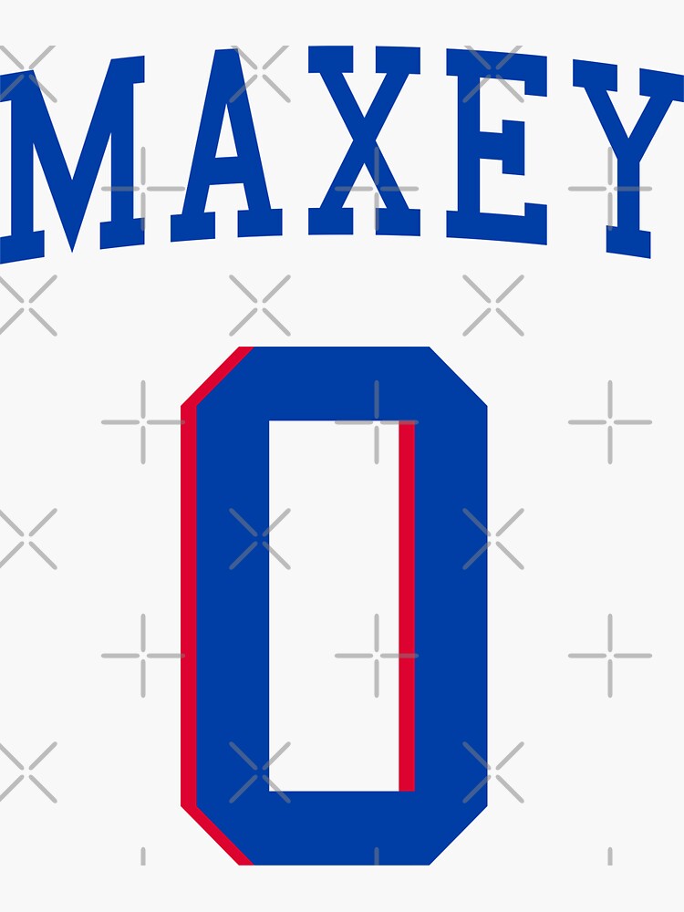 "Tyrese Maxey - Sixers Official" Sticker for Sale by RKgraphics | Redbubble