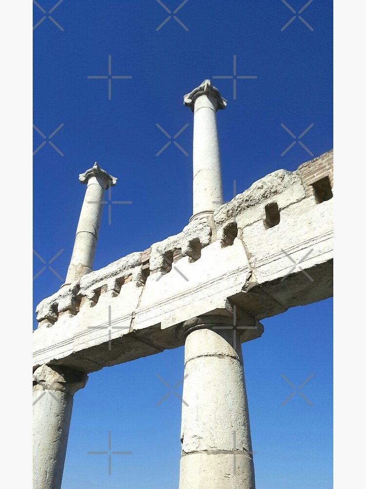 Poster « Colonnes à Pompéi », par T-AW | Redbubble