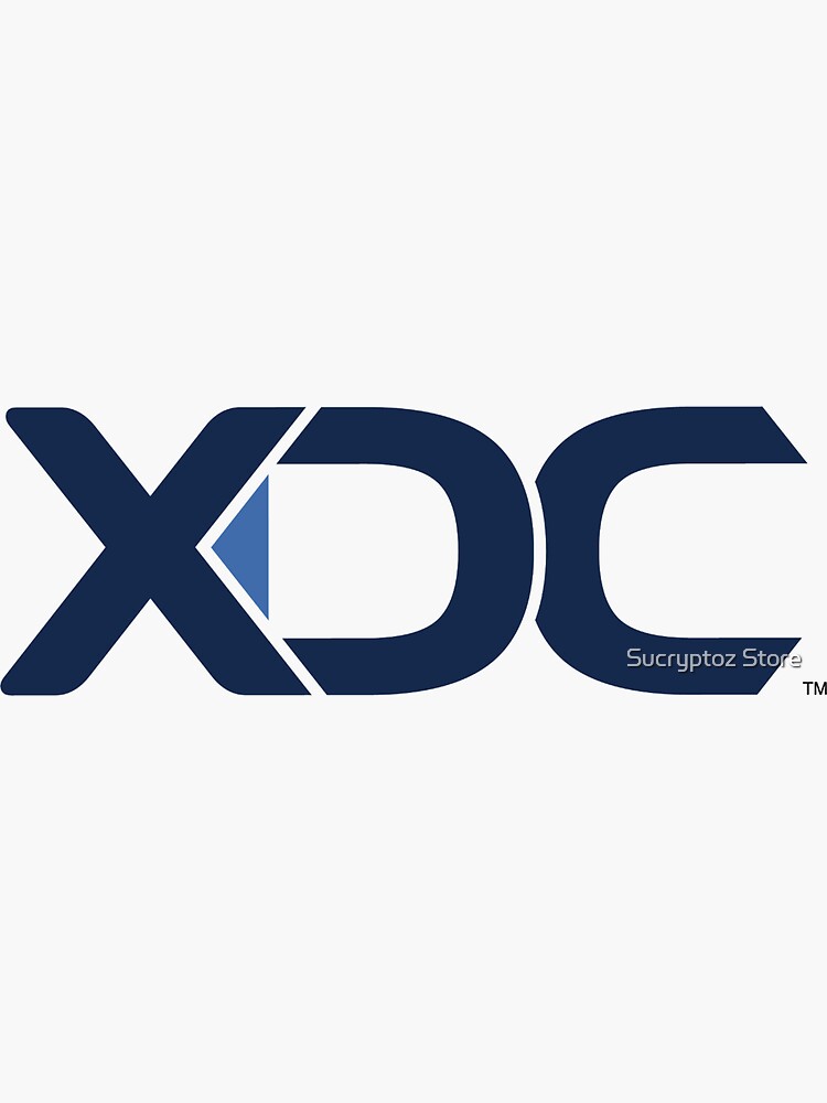 "XinFin (XDC) LOGO Cryptocurrency" Sticker for Sale by Sucryptoz Store ...