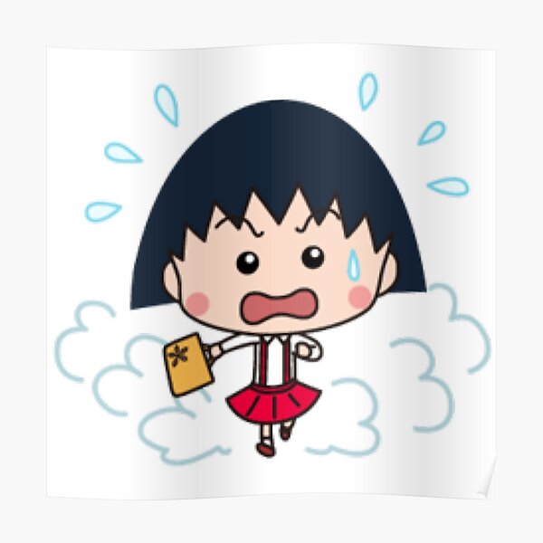 "Girl chibi maruko" Poster for Sale by ganimerson | Redbubble