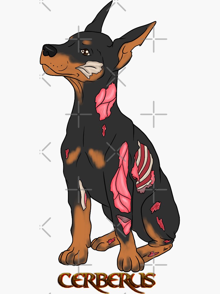 "Cerberus Pup-Resident Evil" Sticker for Sale by xFalkenx | Redbubble