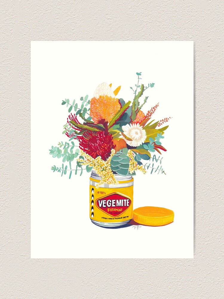 "Vegemite Bouquet" Art Print for Sale by PollaPosavec | Redbubble