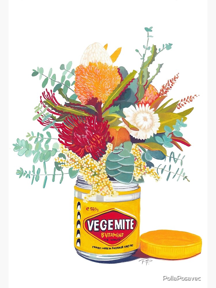"Vegemite Bouquet" Poster for Sale by PollaPosavec | Redbubble