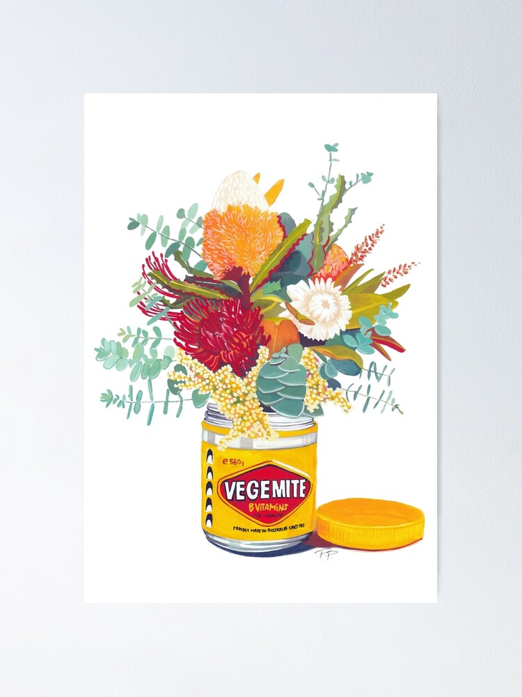 "Vegemite Bouquet" Poster for Sale by PollaPosavec | Redbubble
