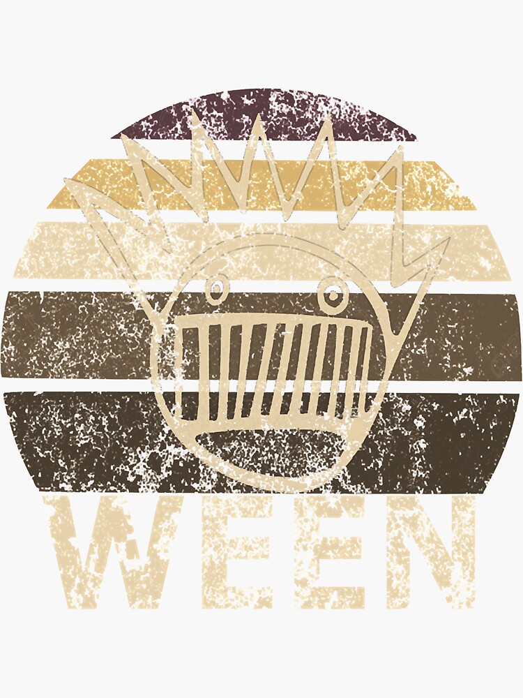 "WEEN Vintage Retro Boognish" Sticker by Arith3452 | Redbubble
