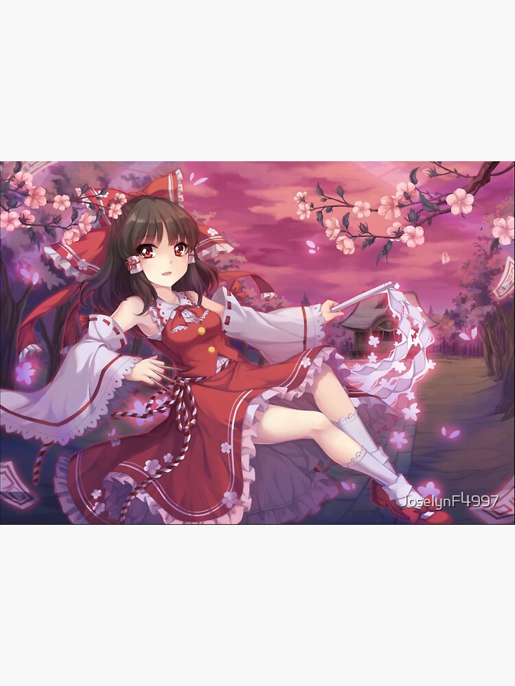 "Hakurei Reimu" Sticker by JoselynF4997 | Redbubble