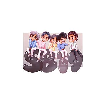 "SB19 Chibi" Sticker for Sale by Stevemercer | Redbubble