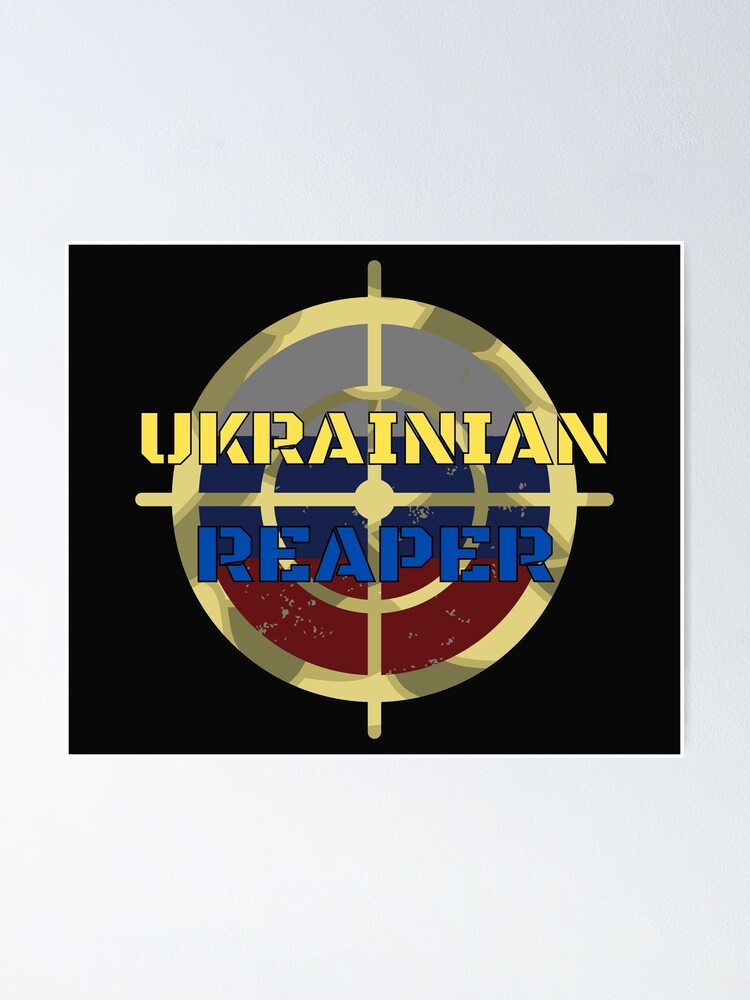 "Ukrainian Reaper" Poster for Sale by Brandi-Smith | Redbubble