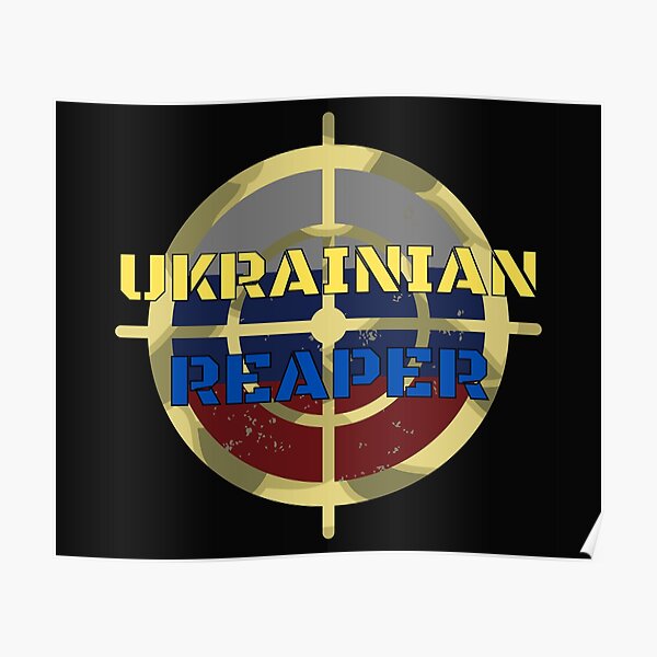 "Ukrainian Reaper" Poster for Sale by Brandi-Smith | Redbubble