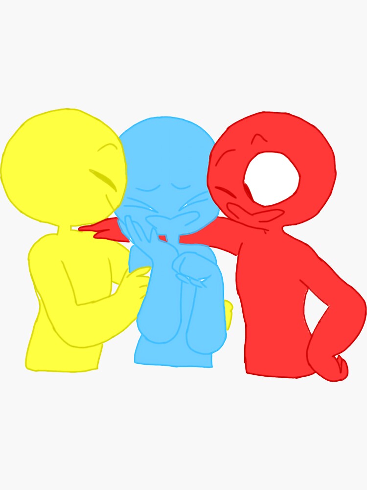 "Three Brothers Alan Animation Becker" Sticker by KunNero | Redbubble