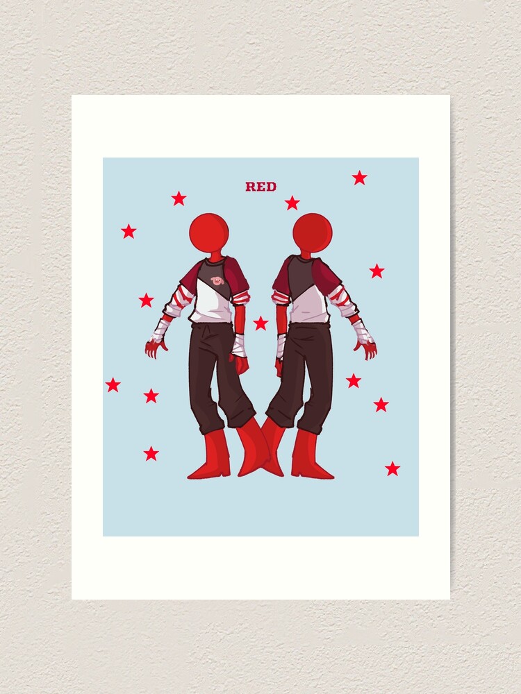 "Twin Brother Alan Animation Becker Red" Art Print for Sale by KunNero ...