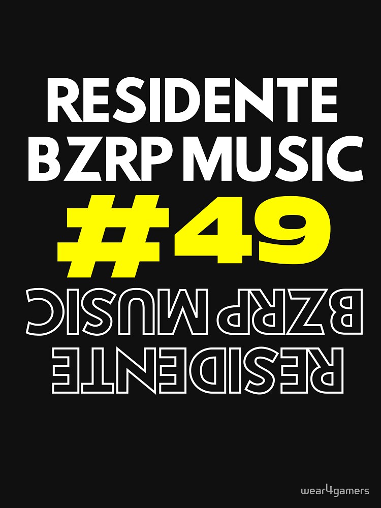 "Residente BZRP 49 | Residente boricua | bizarap |" T-shirt for Sale by ...