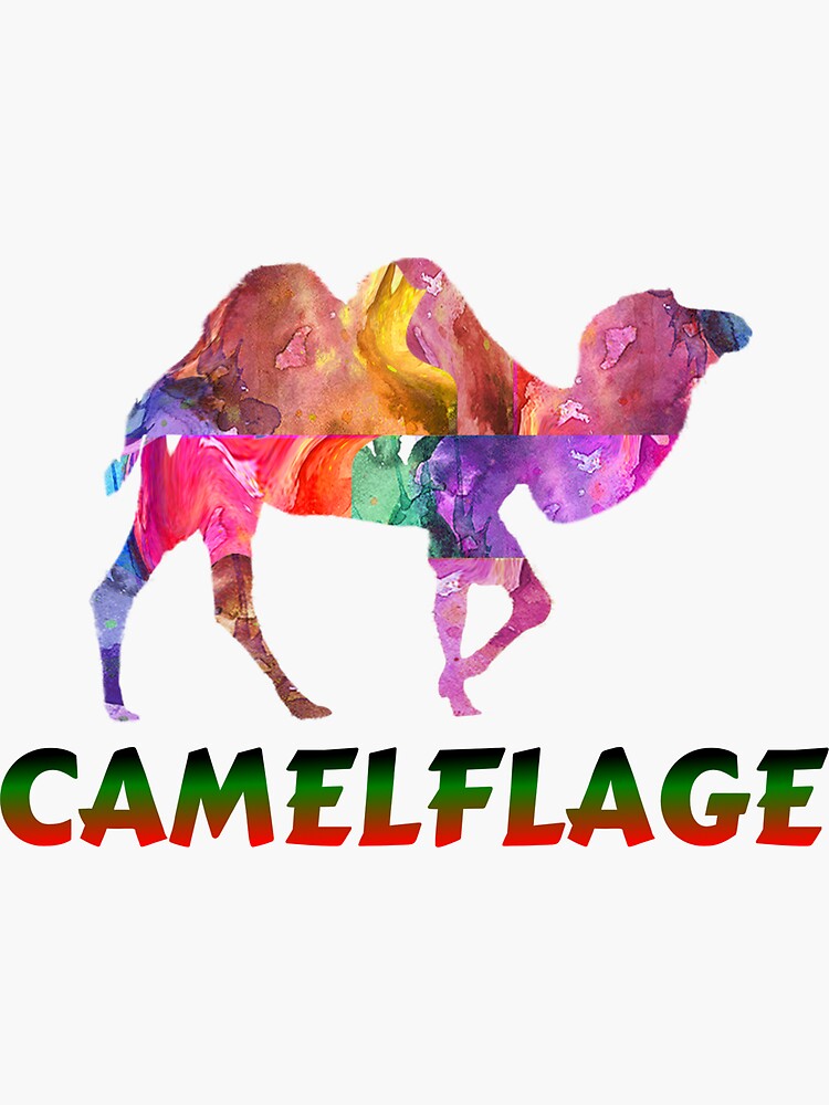 "Camelflage" Sticker by medox11 | Redbubble