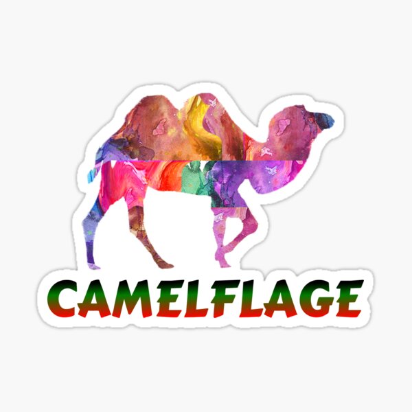 "Camelflage" Sticker by medox11 | Redbubble
