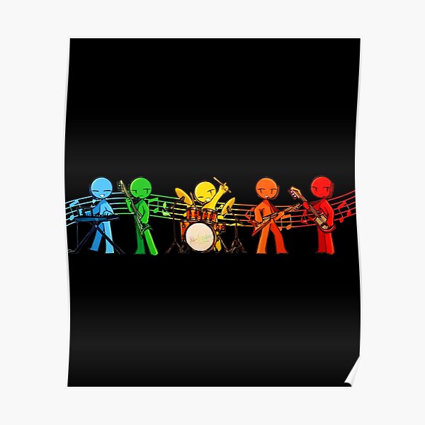 "Alan Animation Becker Music" Poster for Sale by KunNero | Redbubble