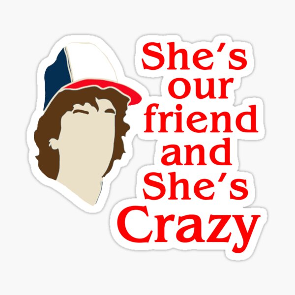 "Dustin .- Stranger Things" Sticker for Sale by WavesDesigns | Redbubble