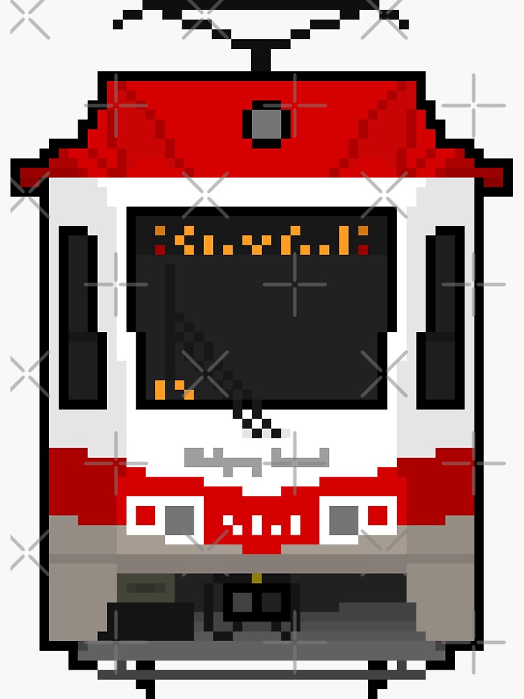 "Calgary Transit CTrain SD-160NG Pixel Art" Sticker for Sale by ...