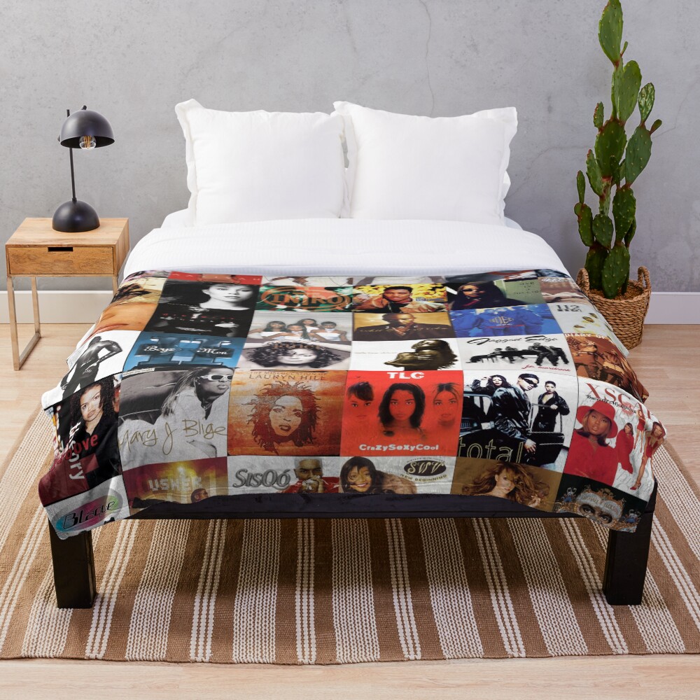 "HISTORY 90s RNB - HOME DECOR" Throw Blanket for Sale by intoodeepau ...