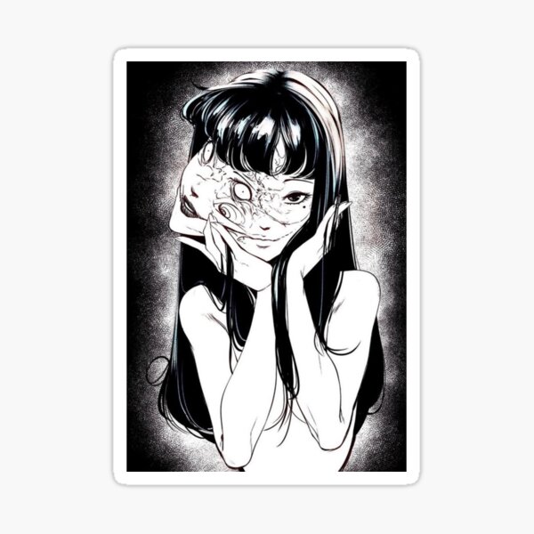"Tomie " Sticker by BilardiDanielle | Redbubble