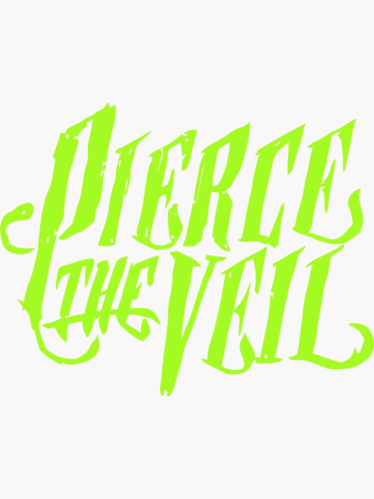 "PTV Merch Pierce The Veil Logo" Sticker by StanleyGarcia | Redbubble