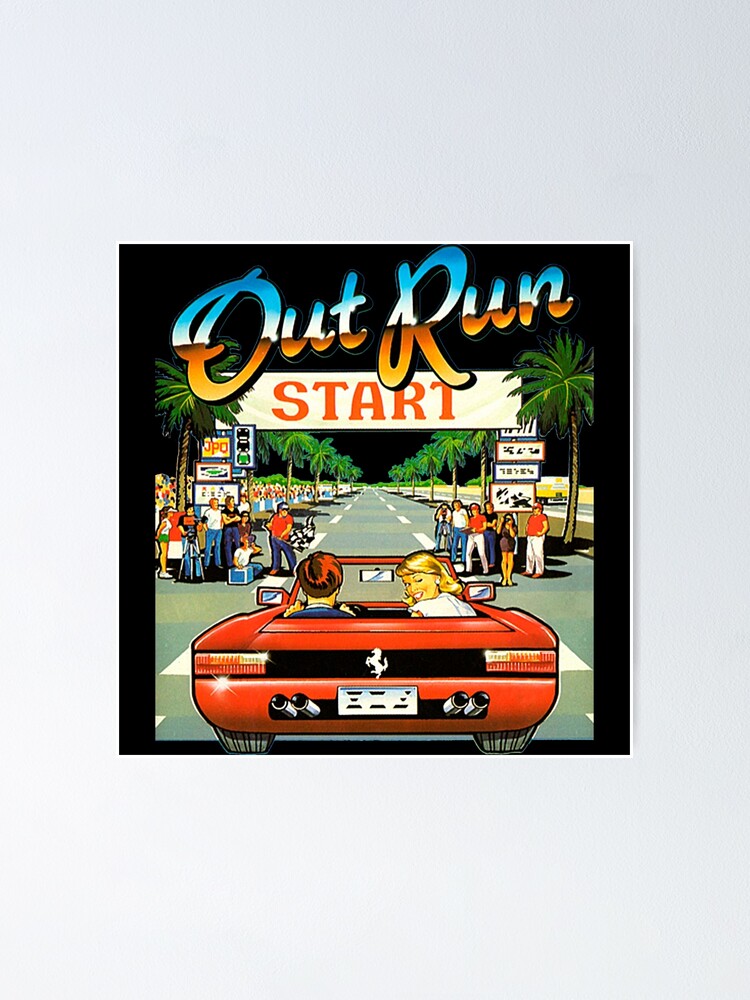 "Mod.1 Arcade Out Run OutRun Video Game" Poster for Sale by Wiliamfus12 ...
