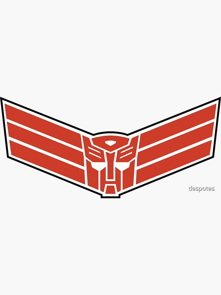 Pegatina «Cybertron Elite Guard Insignia en estilo animado TF» de ...