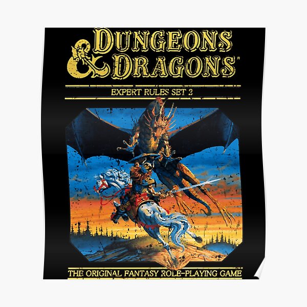 "Dungeons & Dragons" Poster for Sale by shopZiZiZi | Redbubble
