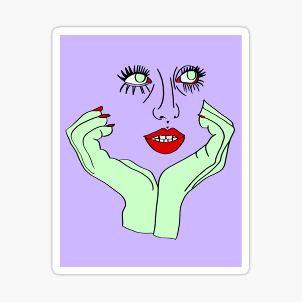 "Shelley" Sticker by jordanmck | Redbubble