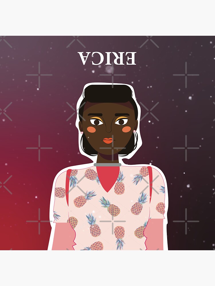 "Erica Stranger Things" Sticker for Sale by ryryflrs | Redbubble