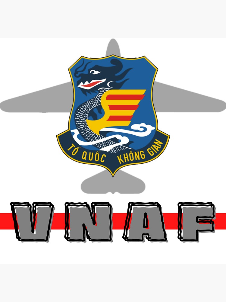 "VNAF - The Vietnamese Air Force T-shirt and Stuff" Sticker by Kedai ...