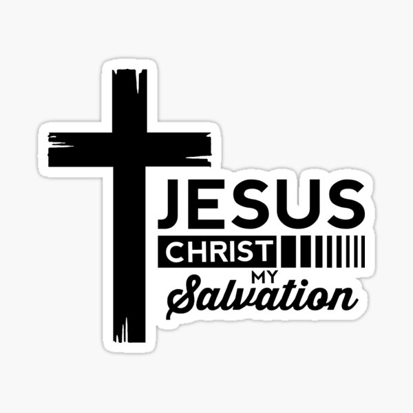 "MY SALVATION" Sticker by Silverwinter40 | Redbubble
