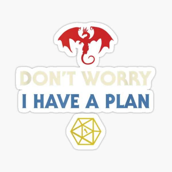 "Funny RPG Dungeons Board Game D20 Dice Fumble Retro Dragon" Sticker by ...