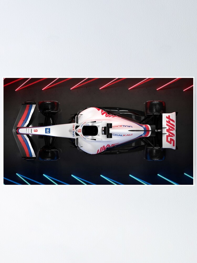 "Haas f1 2022 car" Poster by JoCo18 | Redbubble