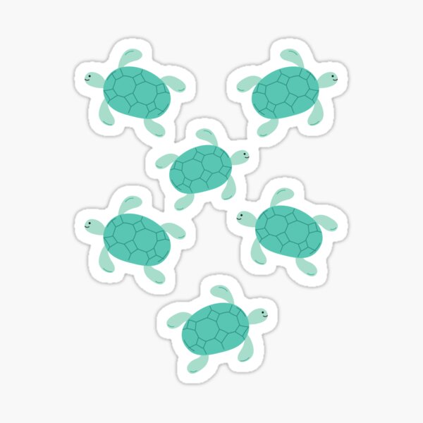 "Turtles,Turtles and more turtles...." Sticker by Surbhie | Redbubble