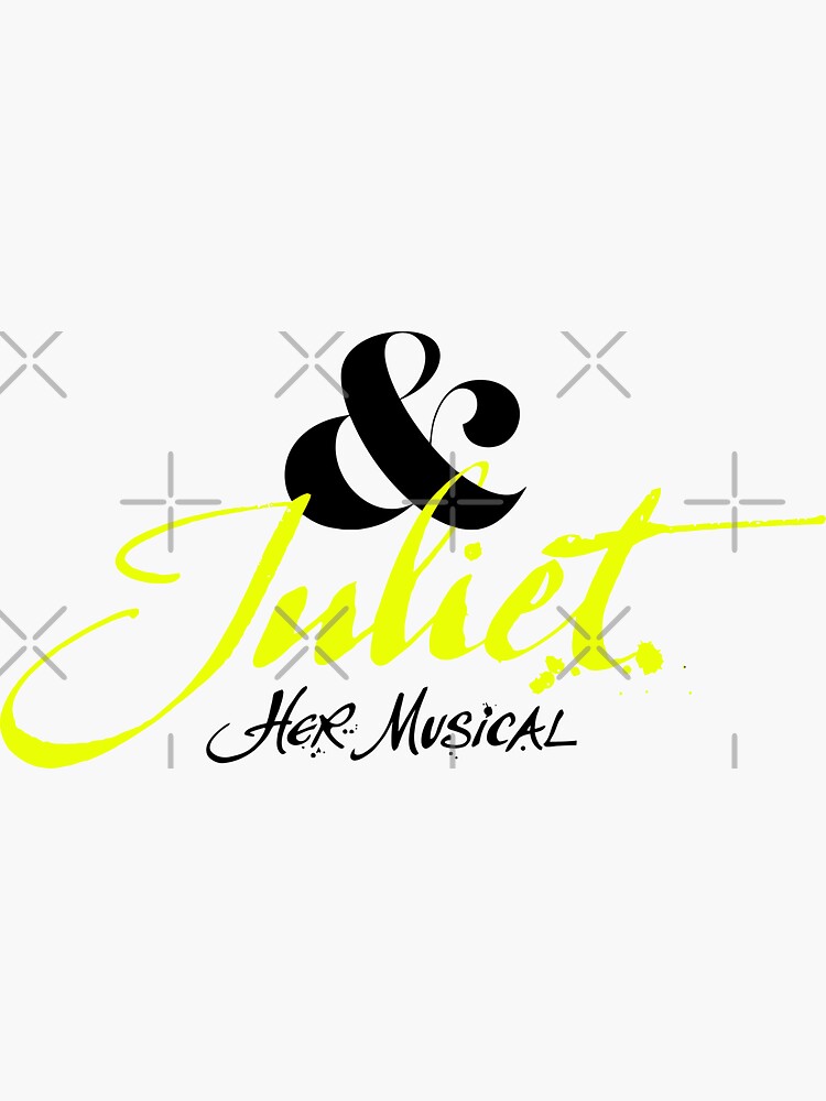 "& juliet logo 3" Sticker by Leyzel | Redbubble