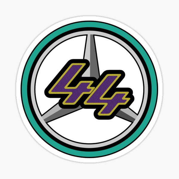 "44 Mercedes F1" Sticker for Sale by Harley-Jay | Redbubble