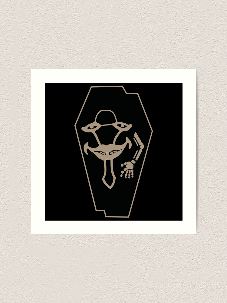 "Laughing Coffin" Art Print for Sale by daveit | Redbubble