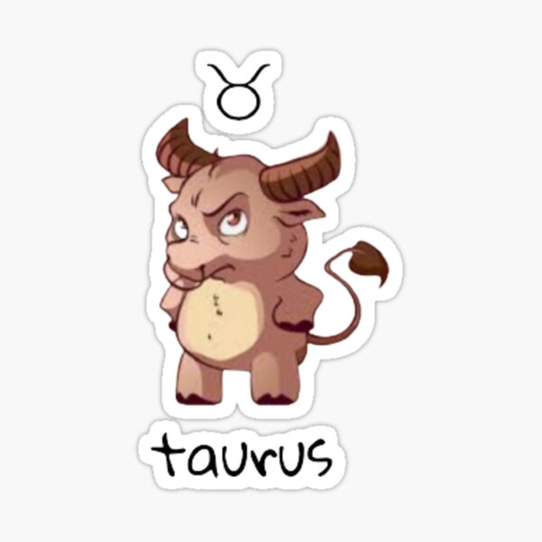 "Taurus (bik) " Sticker by sweetcouple20 | Redbubble